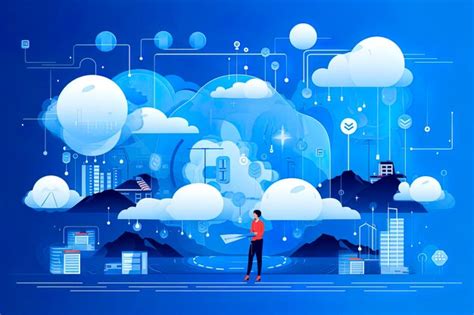 Premium Photo Generative Ai Illustration For Infrastructure As A