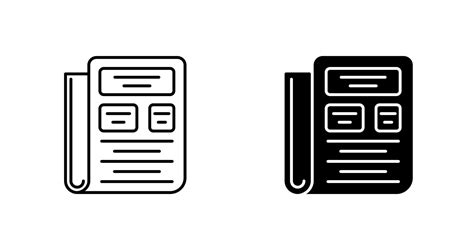 Press Vector Icon 22281345 Vector Art At Vecteezy