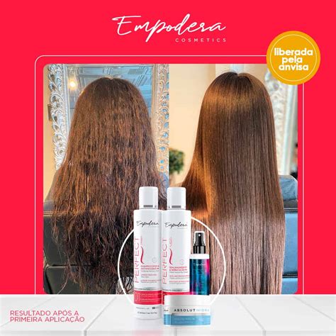 Escova Progressiva Perfect Straight Orgânica Sem Formol Profissional 1L
