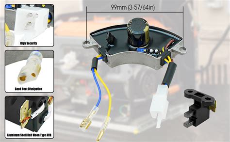 2 4kw Generator Avr Automatic Voltage Regulator Fit For