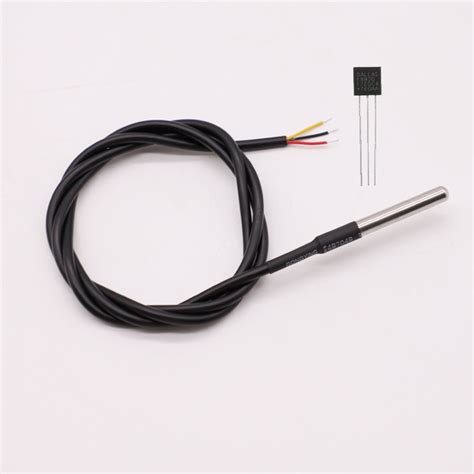 Factory Ip68 Stainless Steel Probe Digital Waterproof Temperature Sensor Ds18b20 Cheap China