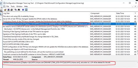 remove distribution point role sccm configmgr