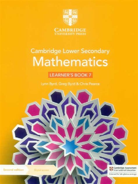 Cambridge Lower Secondary Mathematics Learners Book 7 Pdf