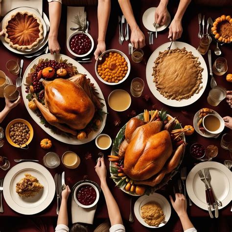 Premium Photo Thanksgiving Celebration Food