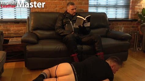 Leather Worship And Blowjob From Slave Preview Thisvid Com