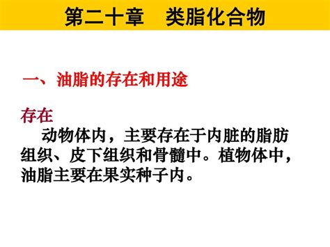 脂类化合物word文档在线阅读与下载免费文档