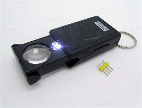 Pocket Magnifier 45x For Silk Print On Ics Pcb Trace Electrodragon