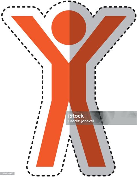 Ilustración De Icono De Silueta De Figura Humana Y Más Vectores Libres