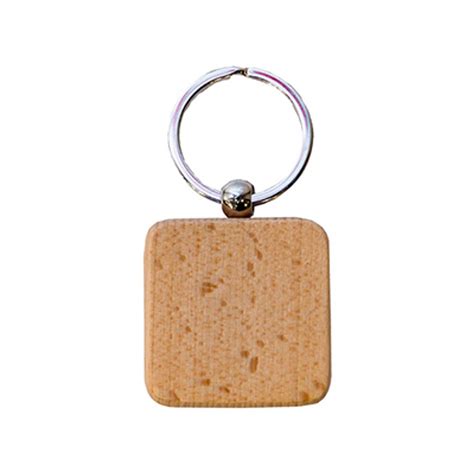 Personalised Wood Keychain Align Co Leather Goods Malaysia
