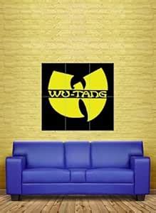 Amazon Wu Tang Clan Method Man Ghostface Killah Symbol Logo Emblem Flag Giant Poster Art