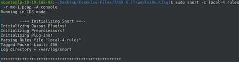 Tryhackme Snort Challenge — The Basics — Task 6 Troubleshooting Rule