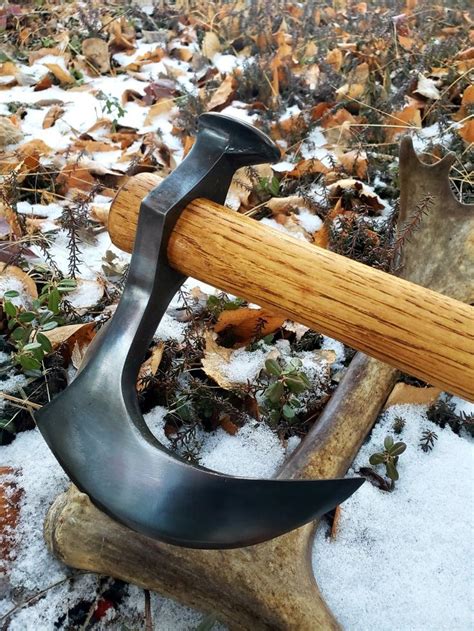 Newest tomahawk by Alaska Blacksmithing in 2024 | Blacksmith projects, Blacksmithing, Custom knives