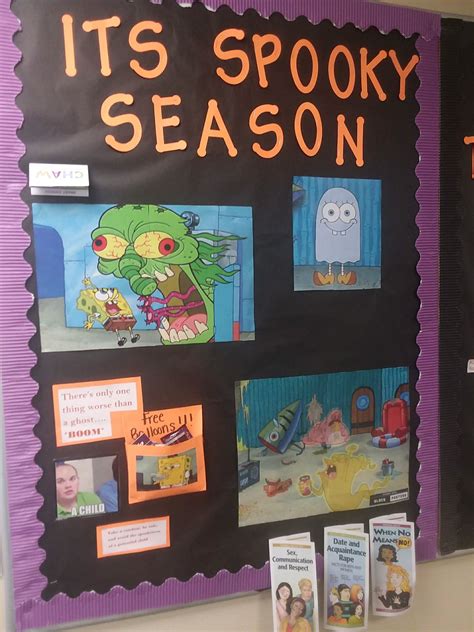 Halloween Spongebob Bulletin Board