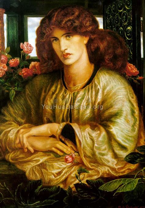 La Donna Della Finestra 但丁·加百利·罗塞蒂 世界著名画家画作欣赏 油画艺术中心