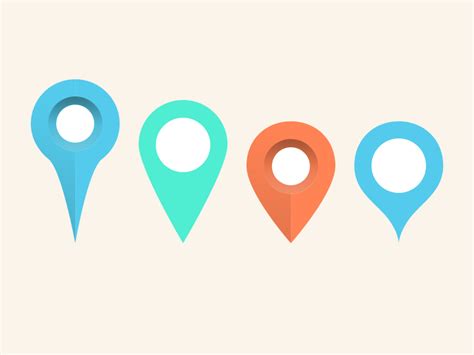 Map Markers PSD By Gaston Figueroa Dribbble