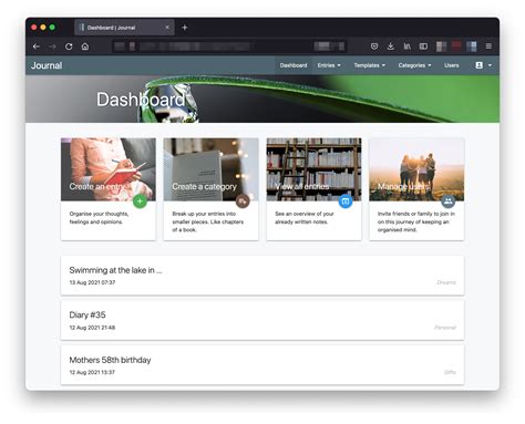 Github Samihsoylu Journal Journal Is A Privacy First Self Hosted Digital Log Book It Is