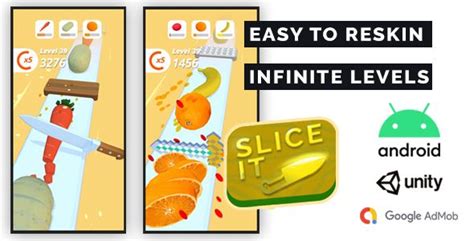 Perfect Slice 3d Complete Unity Game Admob Unity Mobile 3d Code
