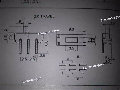 Retired 50PCs DPDT Toggle Switch 6 Pin 2 Throw ElectroDragon