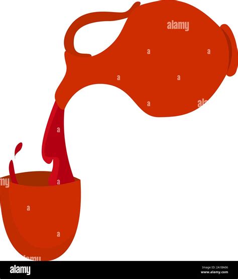 Red Wine Illustration Vector On White Background Stock Vector Image