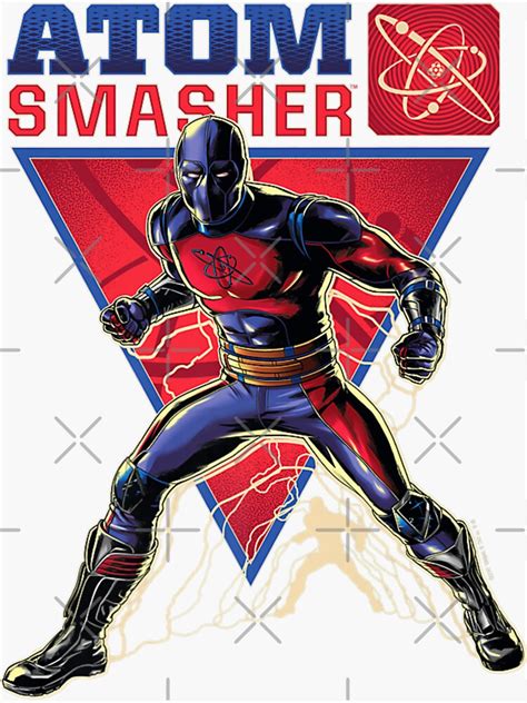 Atom Smasher Sticker For Sale By Leahheaton Redbubble