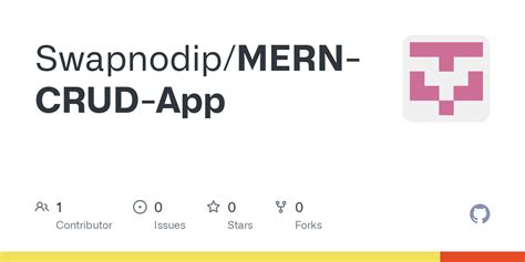 GitHub Swapnodip MERN CRUD App