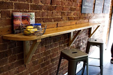 Rustic Reclaimed Wooden Breakfast Bar Made To Measure