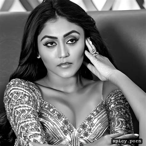 Image Of Realistic K Intricate Mrunaal Thakur Showing Her Deep Cleavage To Make Ur Dick Hard