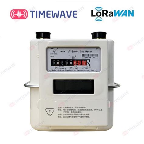 Prepaid Lorawan Gas Meter Wireless Iot Remote Control Lcd Aluminum Steel Shell From China Factory