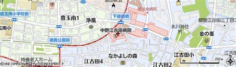 東京都中野区江古田4丁目19の地図 住所一覧検索｜地図マピオン