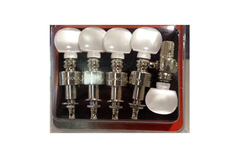 Tuning Keys Grover 124n5 Banjo Keys Set Of 5 W Pearloid Buttons