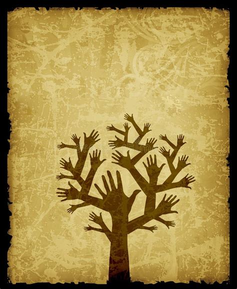 Hand Tree Stock Illustration Illustration Of Logo Tree 8426348