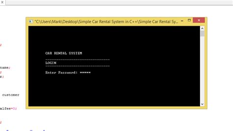 Simple Car Rental System In C Free Source Code Sourcecodester
