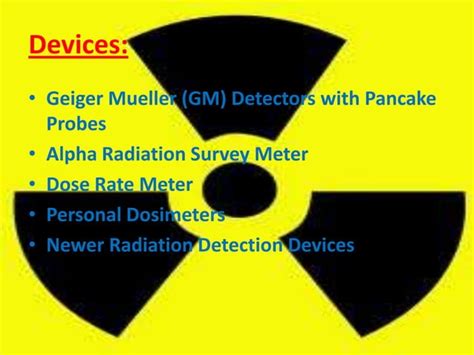 Radiation Detection Devices Pptx
