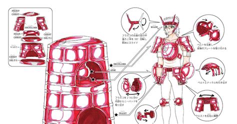 聖闘士星矢 【リメイク版】炉座の聖衣分解装着図＆設定 鳳川七星のイラスト Pixiv