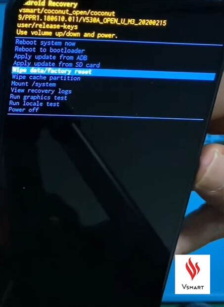 Khôi phục cài đặt gốc Factory Reset bằng Hard Reset trên Vsmart Active 3 Cộng đồng VSmart