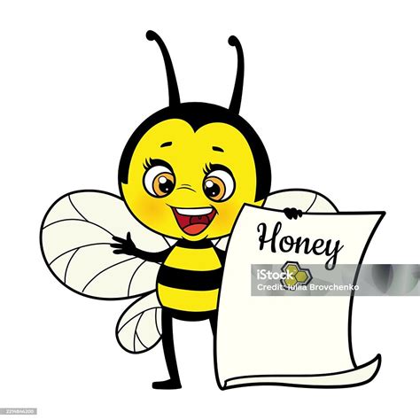 귀여운 만화 꿀벌과 종이 색상 변화와 함께 레이블 디자인 흰색 배경에 색칠 공부 페이지 가격표에 대한 스톡 벡터 아트 및 기타 이미지 가격표 곤충 귀여운 Istock