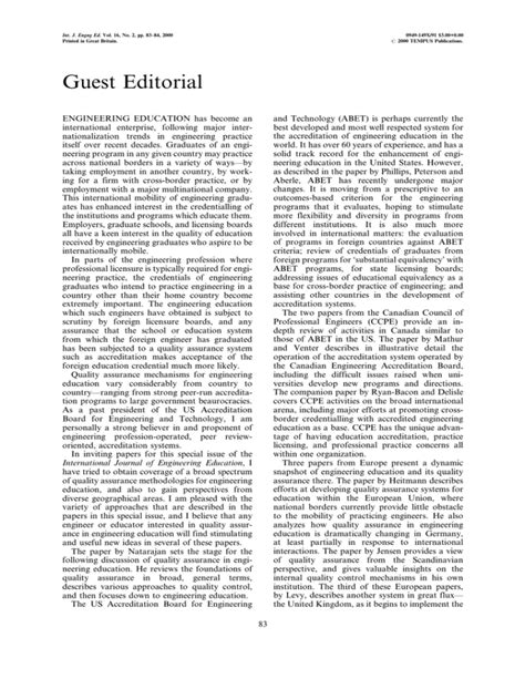 Guest Editorial