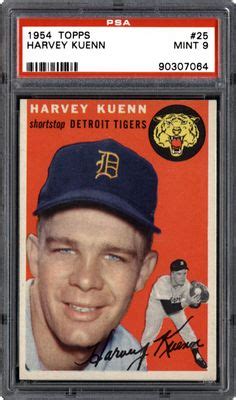 Auction Prices Realized Baseball Cards 1954 Topps Harvey Kuenn Summary