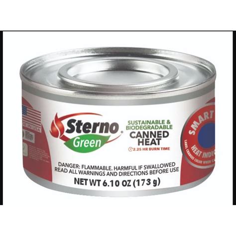 Sterno Chafing Fuel Can Hour Ethanol Gel Green Heat US Foods CHEF STORE