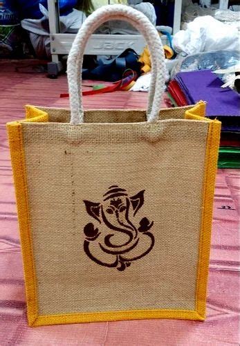 Ethenic Long Shoulder Length Jute Printed Bags Size Dimension Inch Capacity Kg At Rs