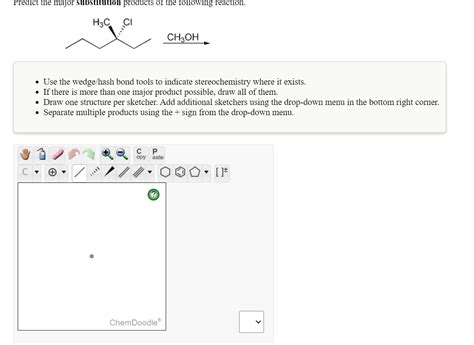 Solved Predict the major substitution products of the | Chegg.com
