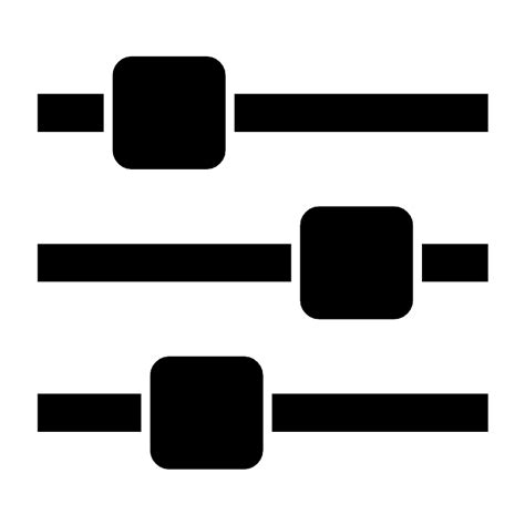 Gui Sliders Vector Svg Icon Svg Repo