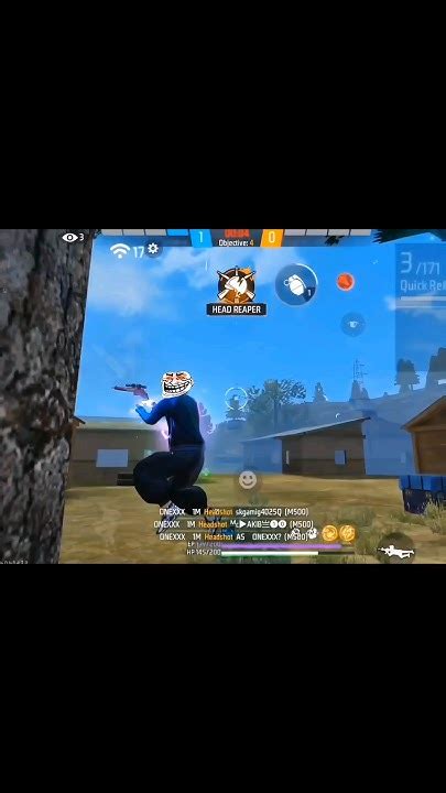 Cs Rank 1 Vs 4 1vs4 Clutch Ffshorts Trendingshorts Youtubeshorts