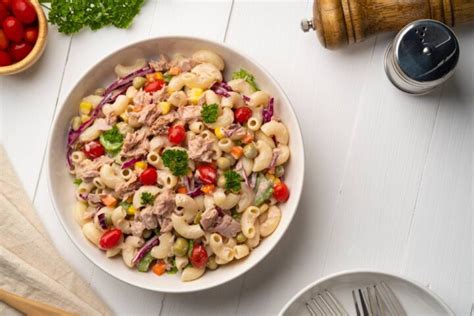 Ensalada De Coditos Con Atún Pasta Salad With Tuna