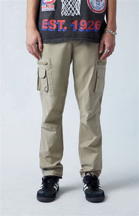 Pacsun Eco Stretch Olive Slim Cargo Pants Pacsun