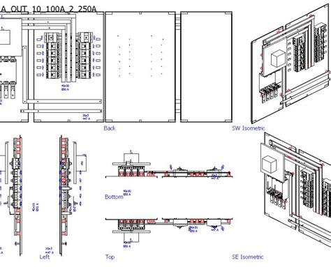 Typical Abb Kwhr Mdb Panel Incomer Up To 800a Adjutable Outgoing 10x Up