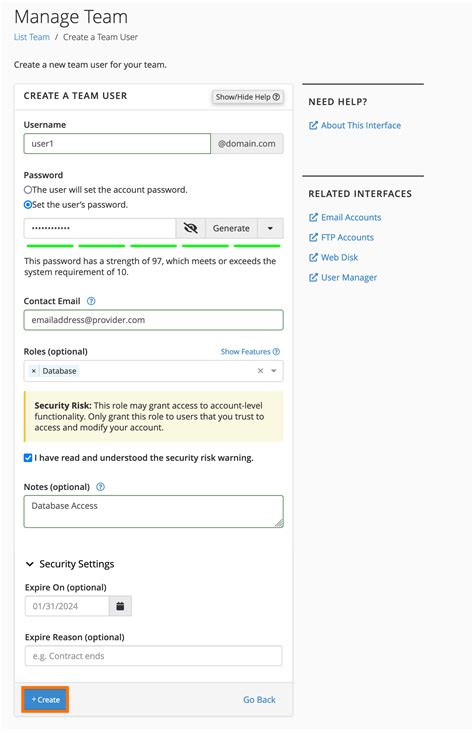 How Do I Add A New User To Cpanel With Manage Team Heberjahiz