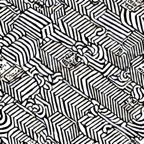 Neoclassical Black And White Pattern · Creative Fabrica