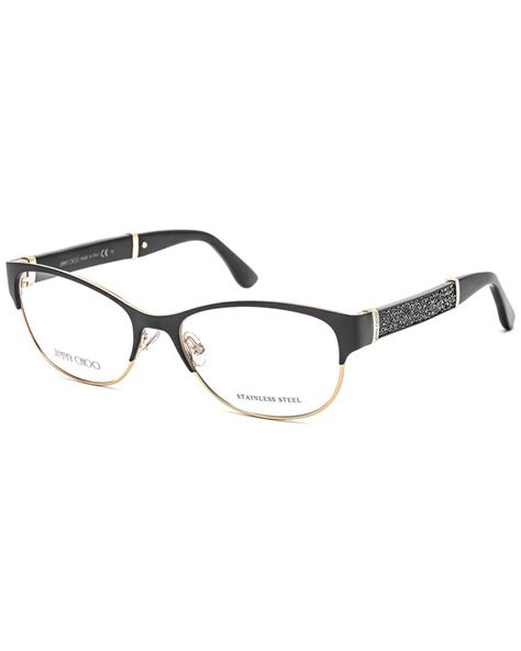 Buy Jimmy Choo Jc 180 53mm Optical Frames Black At 80 Off Editorialist