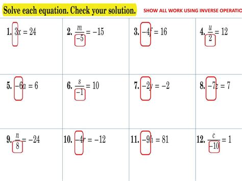 ppt solving one step equations using addition or subtraction